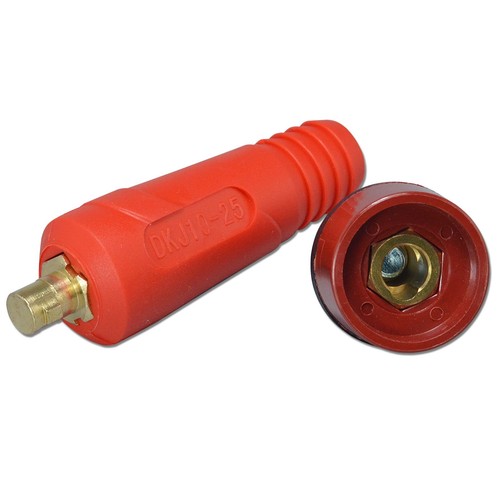 RIVERWELD TIG Welding Cable Panel Connector Plug & Socket Set 10-25mm ...