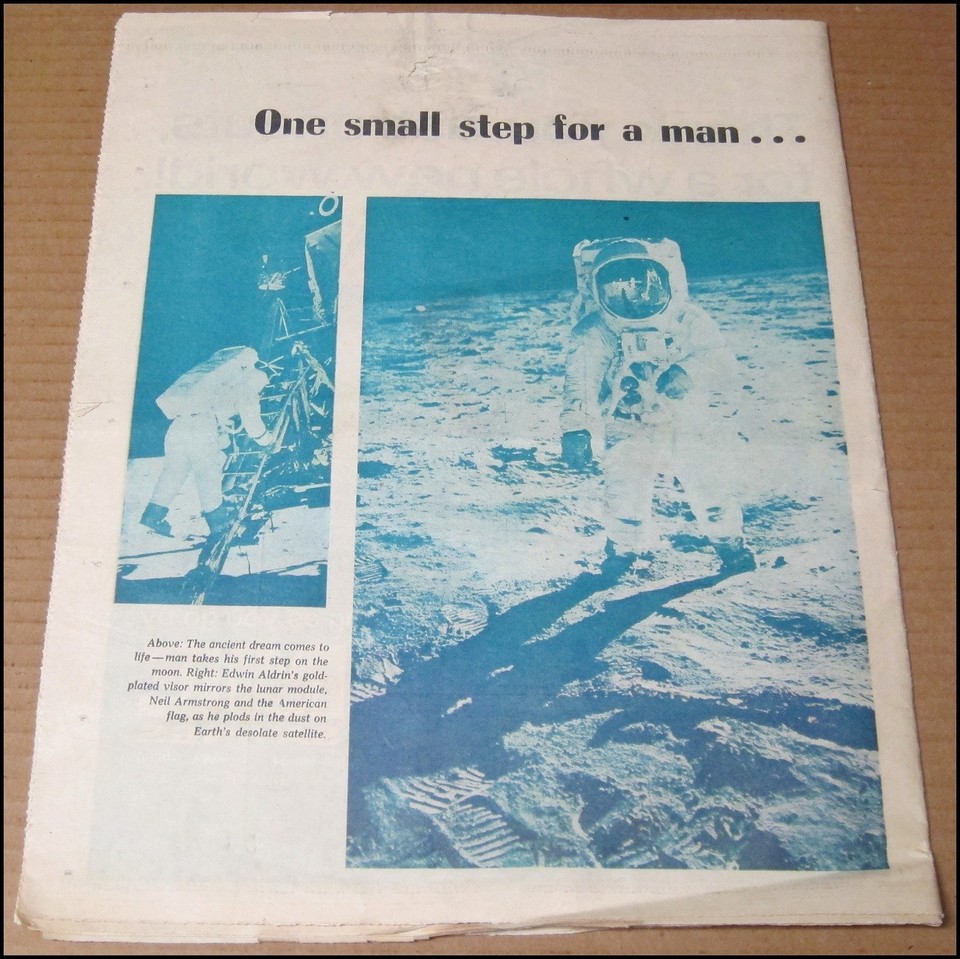 1969 Chicago Daily News Moon Landing Commemorative Section Apollo 11 ...