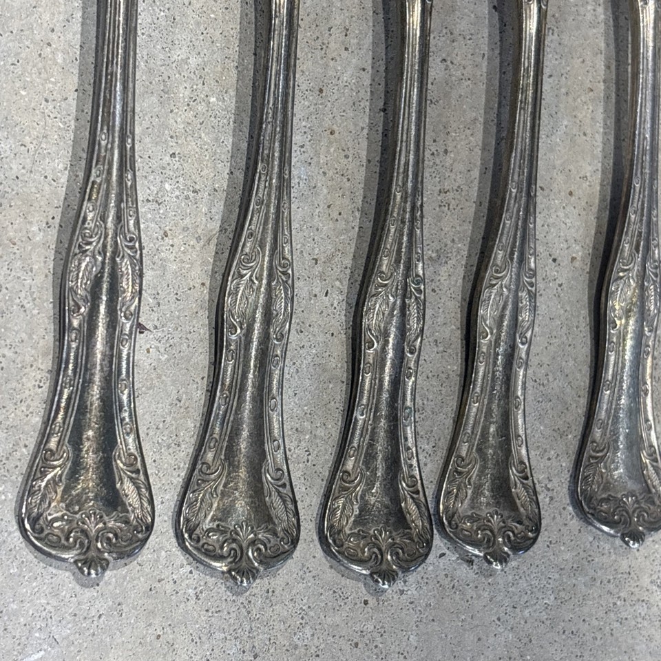 National Silver Queen Elizabeth 1908 Silverplate Flatware 16 Pc Mix ...