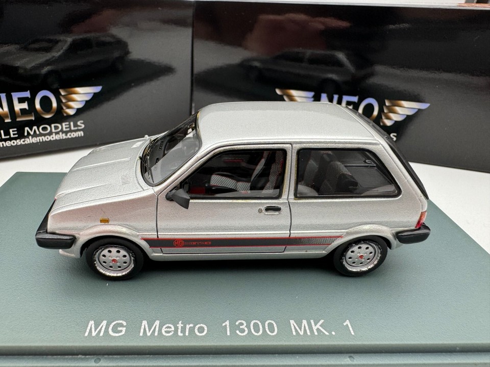 1/43 Neo MG Metro 1300 MK1 1983 Silver #303 | eBay