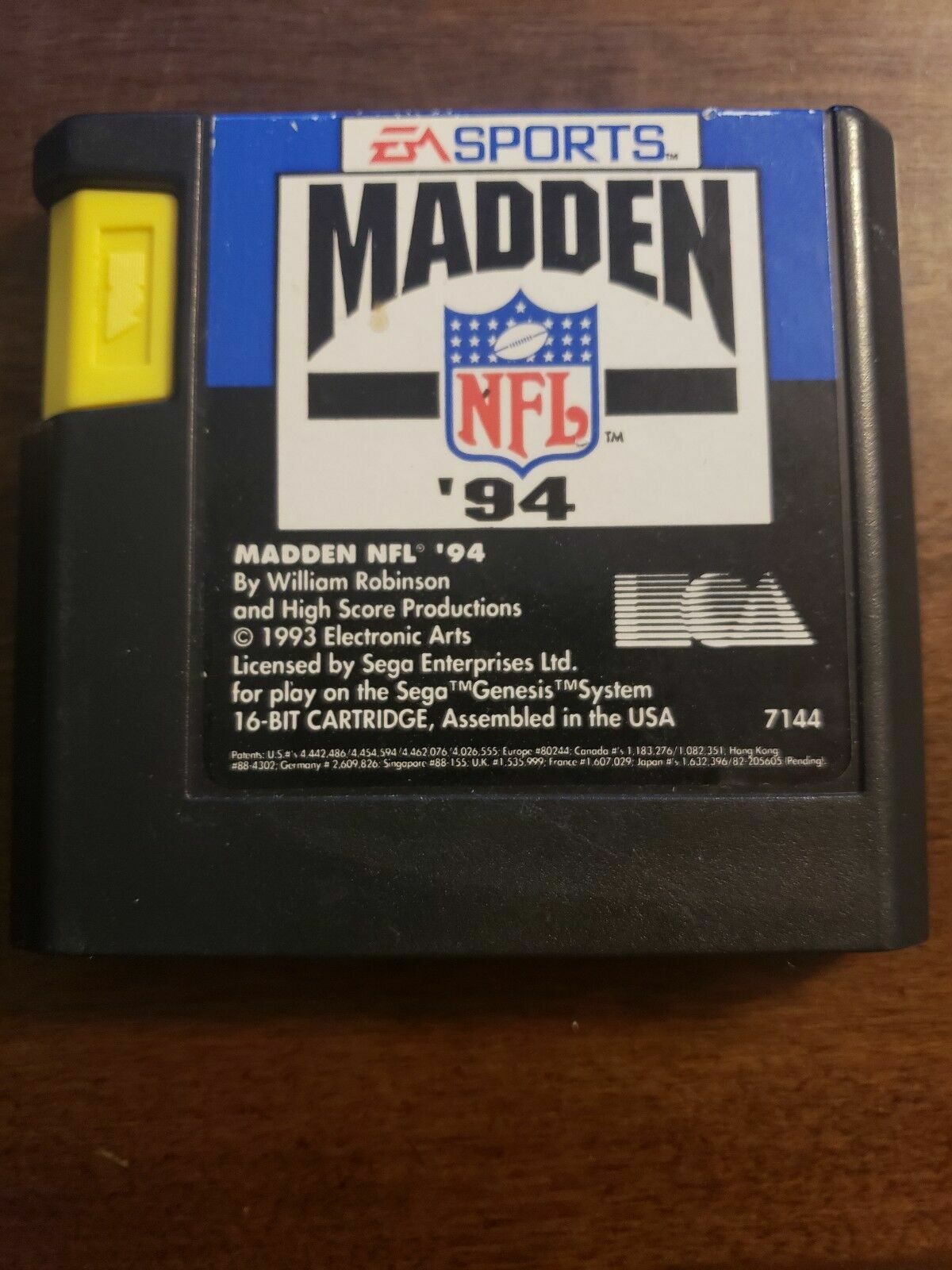 MADDEN 94 - SEGA GENESIS - GAME ONLY - FREE S/H -(B14A) | eBay