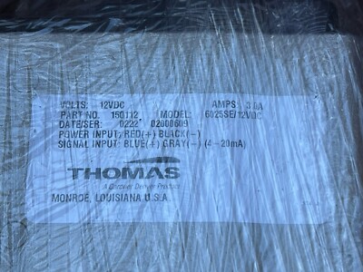 Thomas Oil-less Linear Diaphragm Compressor Vacuum Pump 6025SE 12VDC P ...