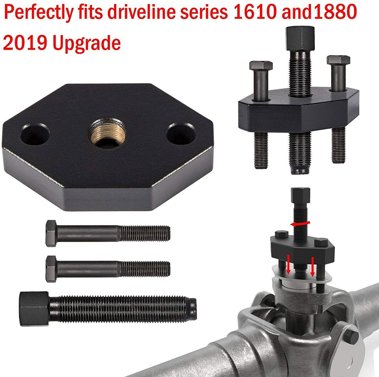 10102 U-Joint Puller and 5192 Bearing Cup Tool for Class 6-8 Trucks ...