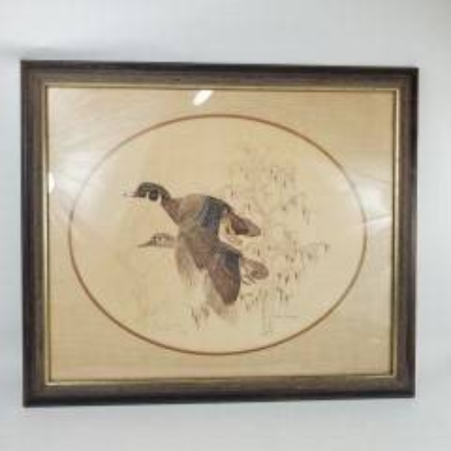 Wood Duck Pair Gene Murray Wildlife Artist Limited Edition Lithograph ...