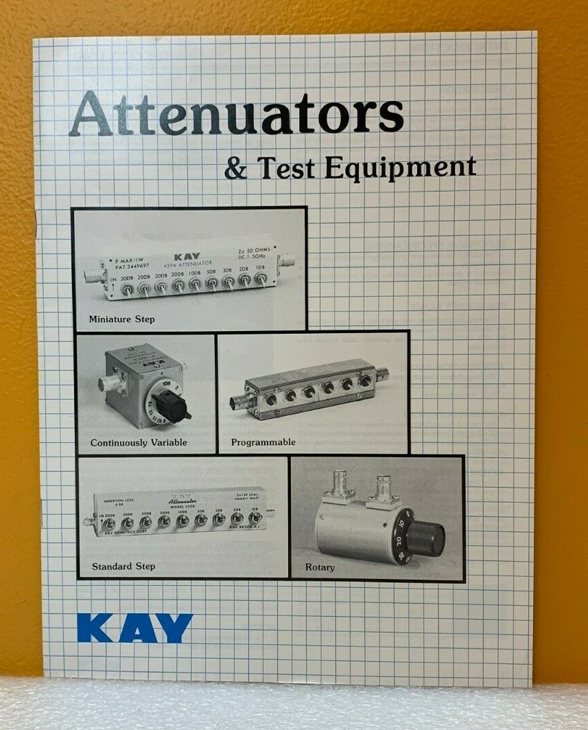 Kay Attenuators & Test Equipment Catalog. | eBay