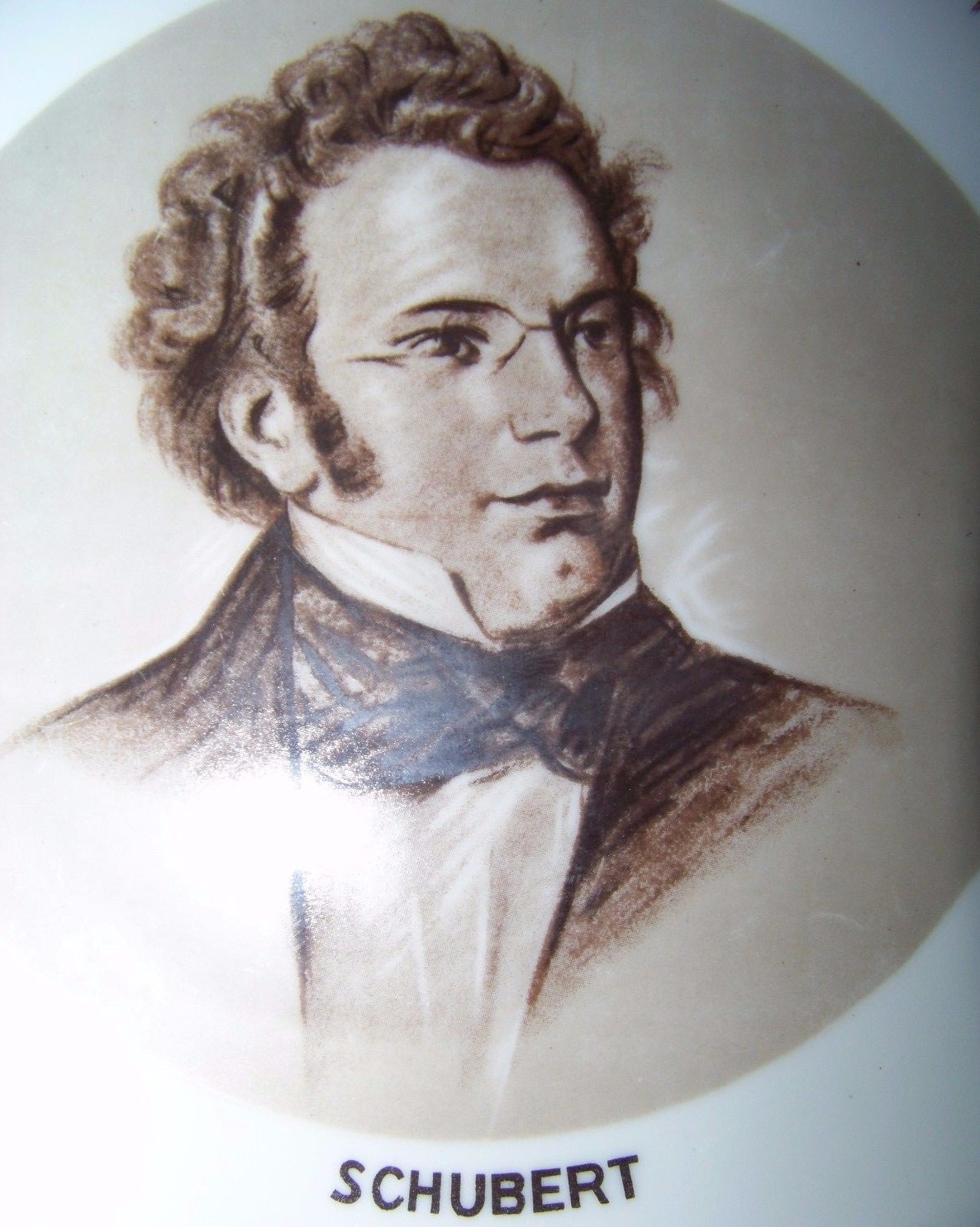 Vintage FRANZ SCHUBERT - COMPOSER - 8-1/4" Lefton plate NL 23148 - ESD ...