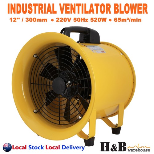 Heavy Duty 300mm Industrial Strength Extraction Fan Ventilator Blower ...