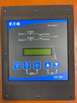 Eaton ATC-300+ 4.3 Automatic Transfer Switch Controller, P/N ...