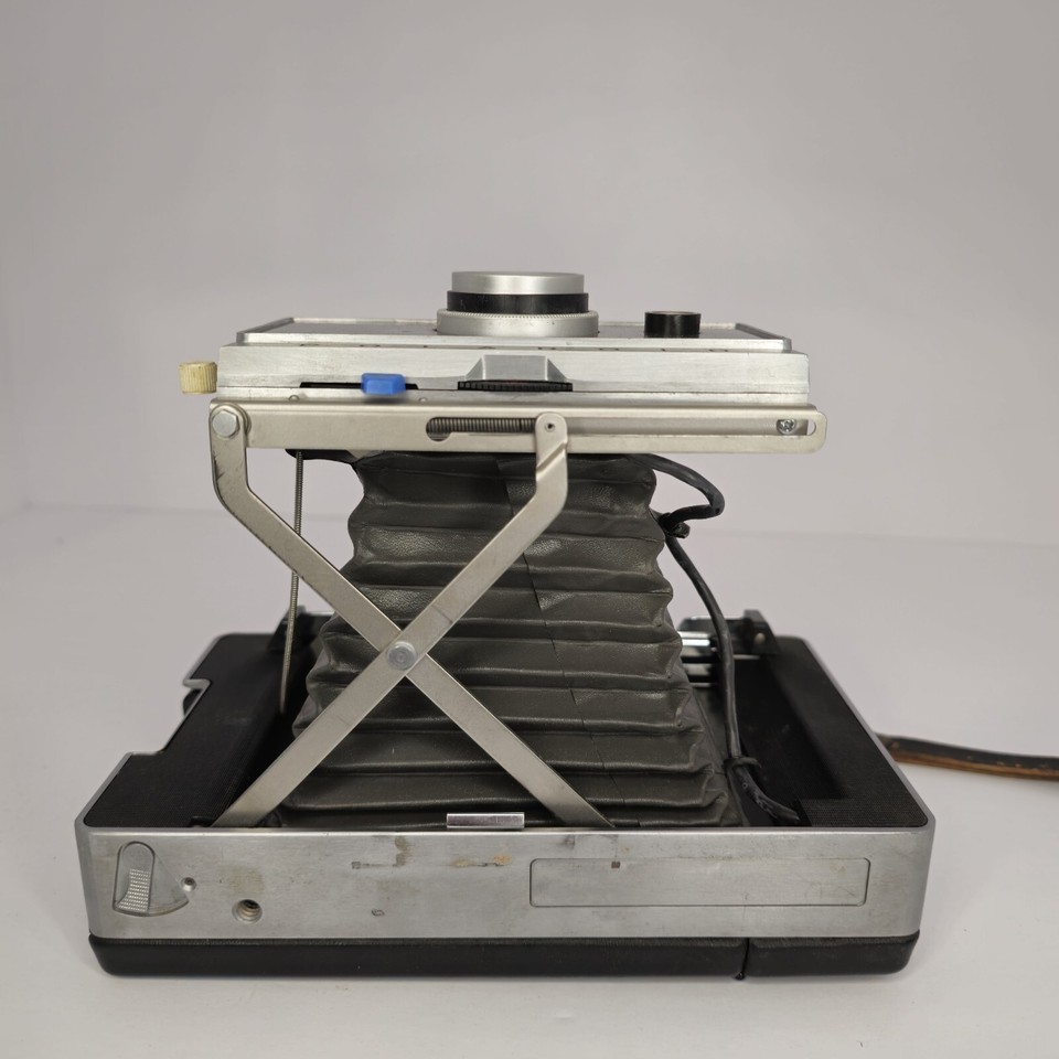 Vintage Polaroid Automatic 100 Land Camera w/ Case, info, & Cold Clip ...