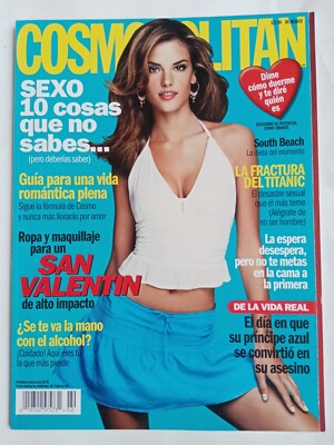 ALESSANDRA AMBROSIO COSMOPOLITAN MEXICAN MAGAZINE MEXICO SPANISH ...