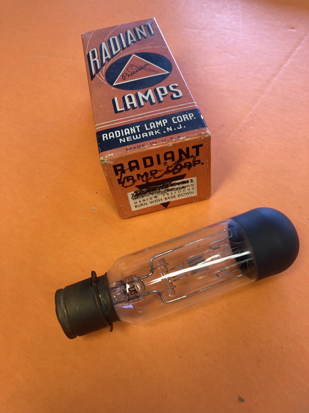 RADIANT Projection Projector 750-120V Lamp Bulb Base Down T-12 NOS | eBay