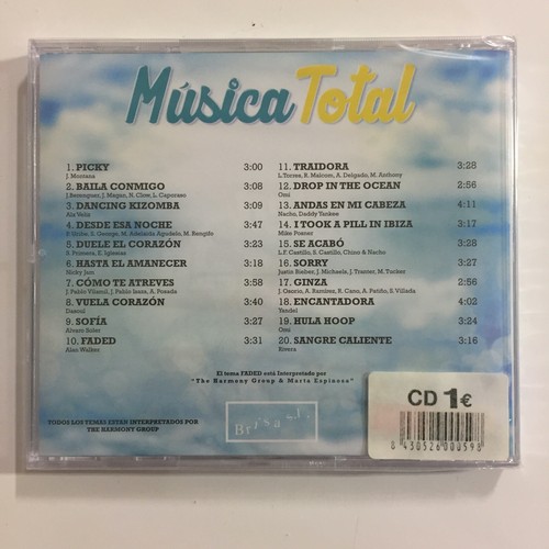 Musica Total CD1 Compilation Various Summer Hit cd 21 titres neuf sous ...