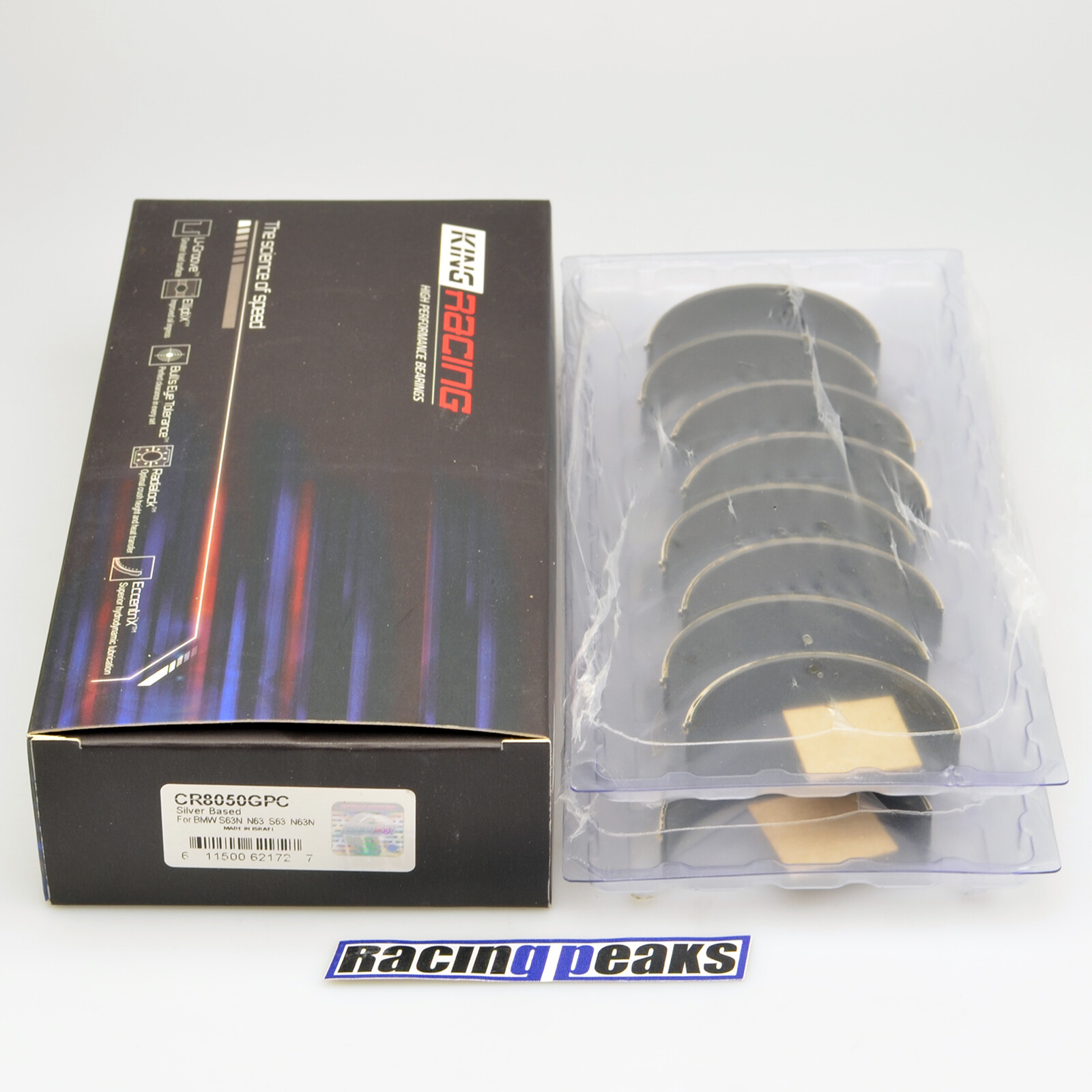 Coated rod bearings for BMW S63B44 N63 M5 M6 550i 650i 750i X5 X6 50i/M ...