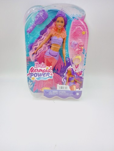 NEW BARBIE DOLL MERMAID POWER BROOKLYN ROBERTS W/FINS & ACCESSORIES ...