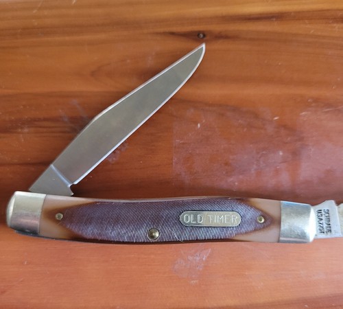 Vintage 1970s Schrade 770T The Old Timer Improved Muskrat Pocket Knife ...