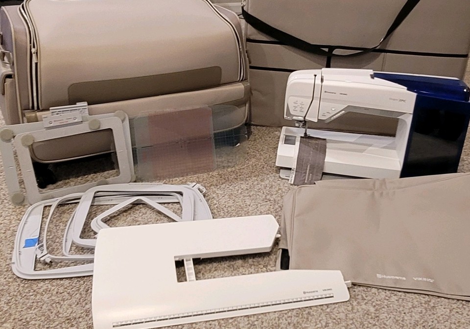 Husqvarna Viking Designer Epic 1 Sewing/Embroidery Combo | eBay