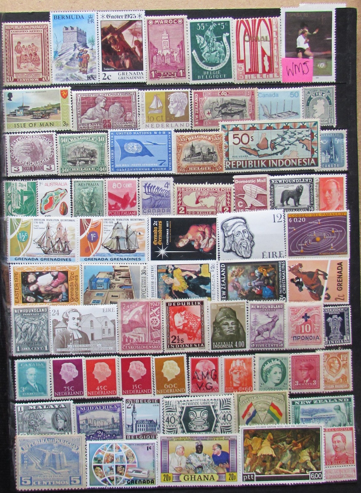 (WMJ) World Postage Stamps. Mint (hinged). Various Countries. | eBay UK