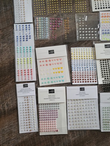 Vtg Stampin Up The Paper Studio Etc Huge Lot Bundle Deal Pastel Pearls ...