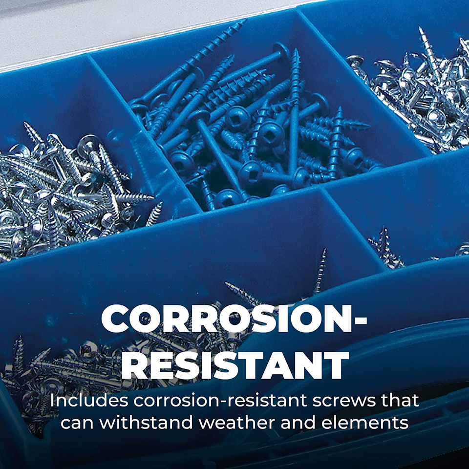 Pocket Hole Kit Jig Screw Kreg System 5 Clamp Jr Face and Size Tool ...