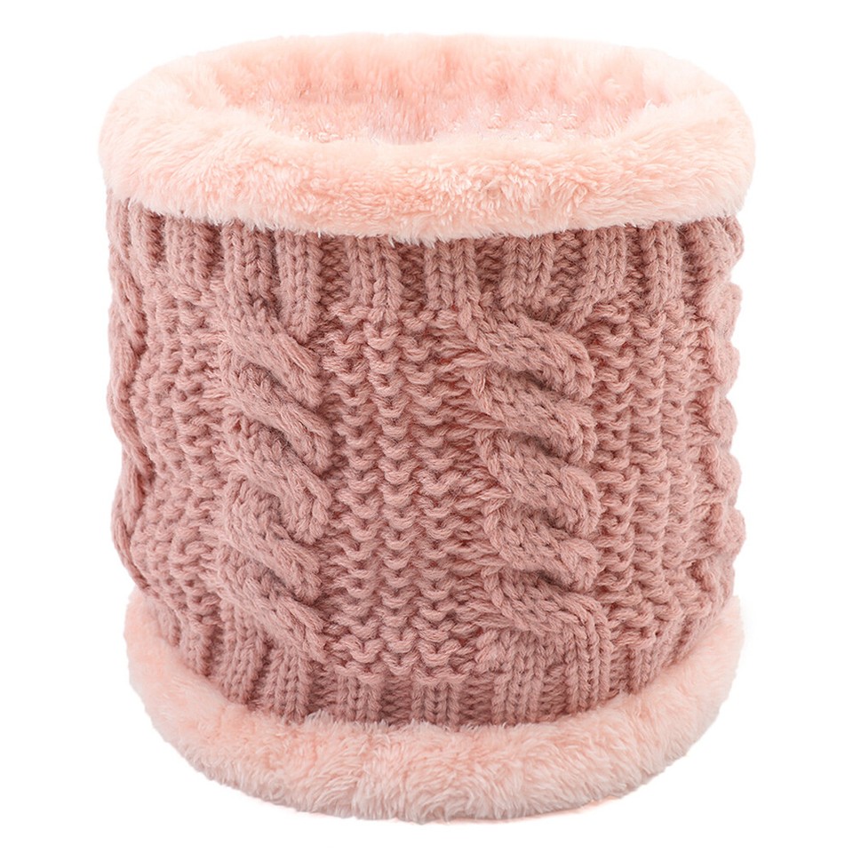 Thermal Fleece Snood Neck Warmer Scarf Warm Winter Ski Collar Scarves ...