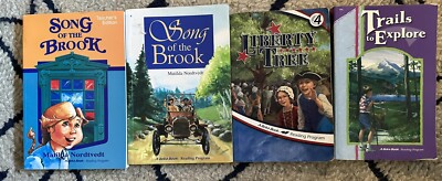 Abeka 4th Grade Readers Song Of The Brook TE & Reader Liberty Tree ...