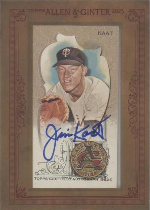 2023 Topps Allen & Ginter - Framed Mini Autographs Jim Kaat #MA-JKA (AU ...