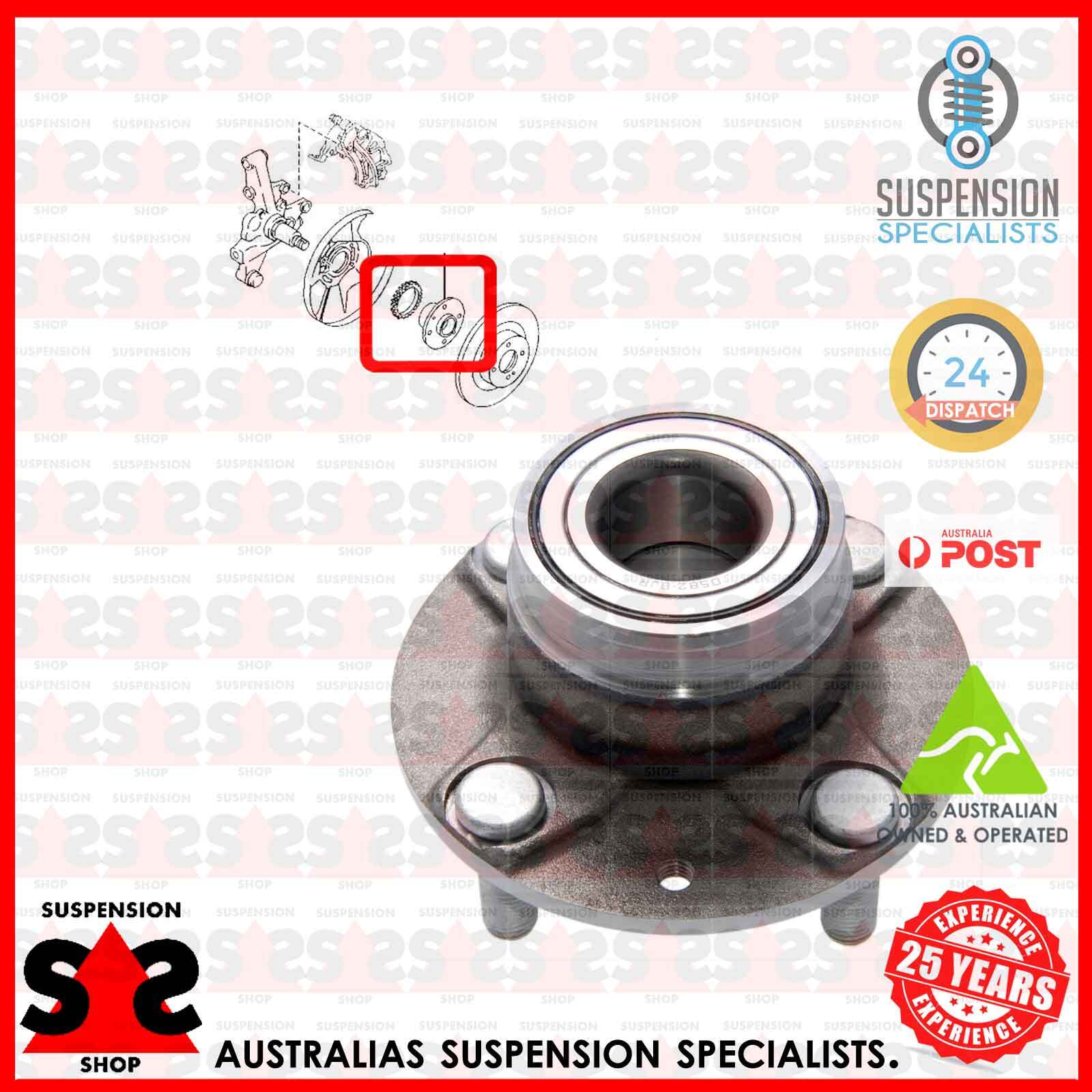 Rear Axle Wheel Hub Suit MAZDA 323 S Vi (Bj) 1.6 (BJ10M) 323 S VI (BJ ...