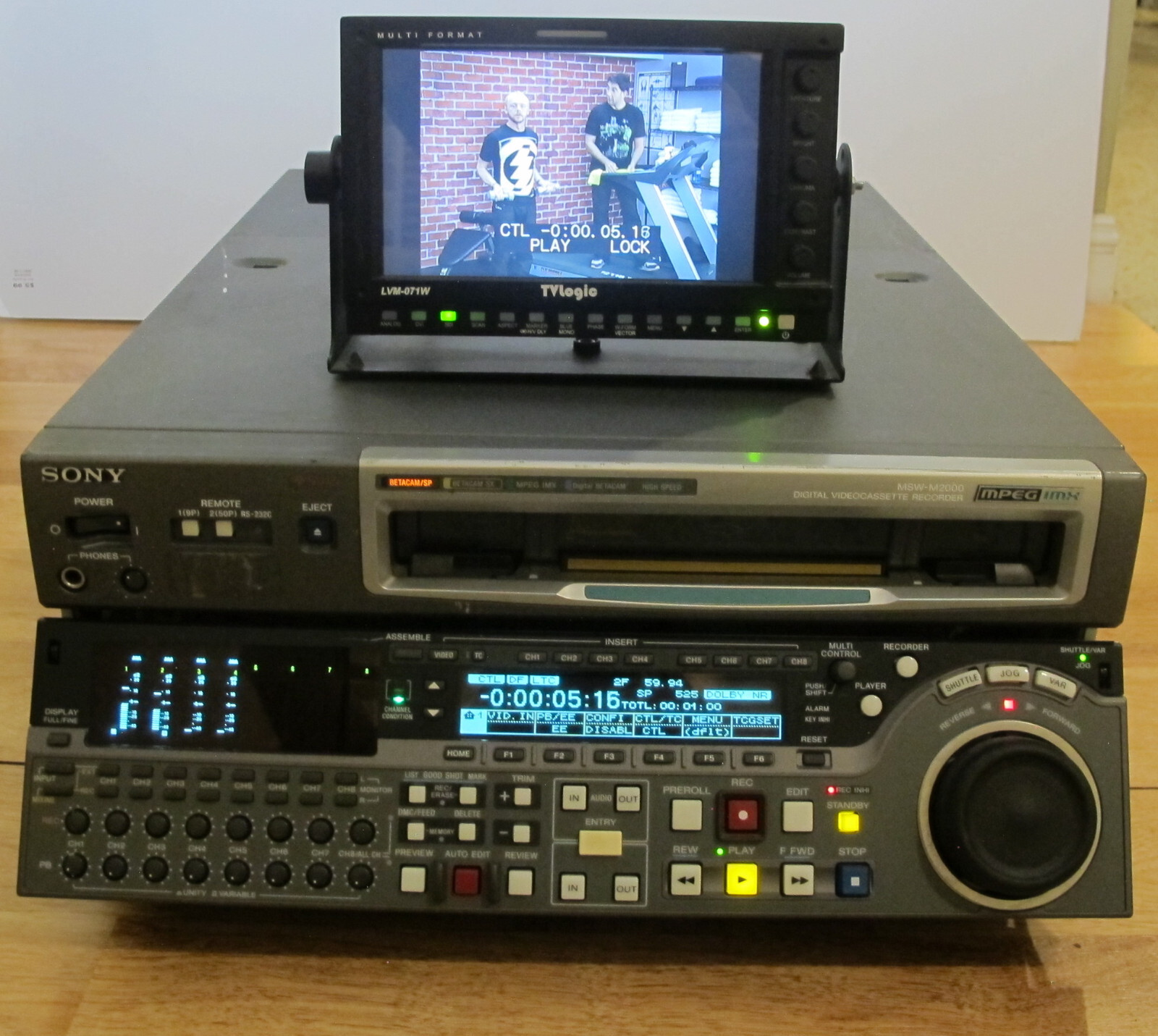 Sony+MSW-M2000+MPEG+IMX+Format+Studio+Video+Recorder for sale online | eBay