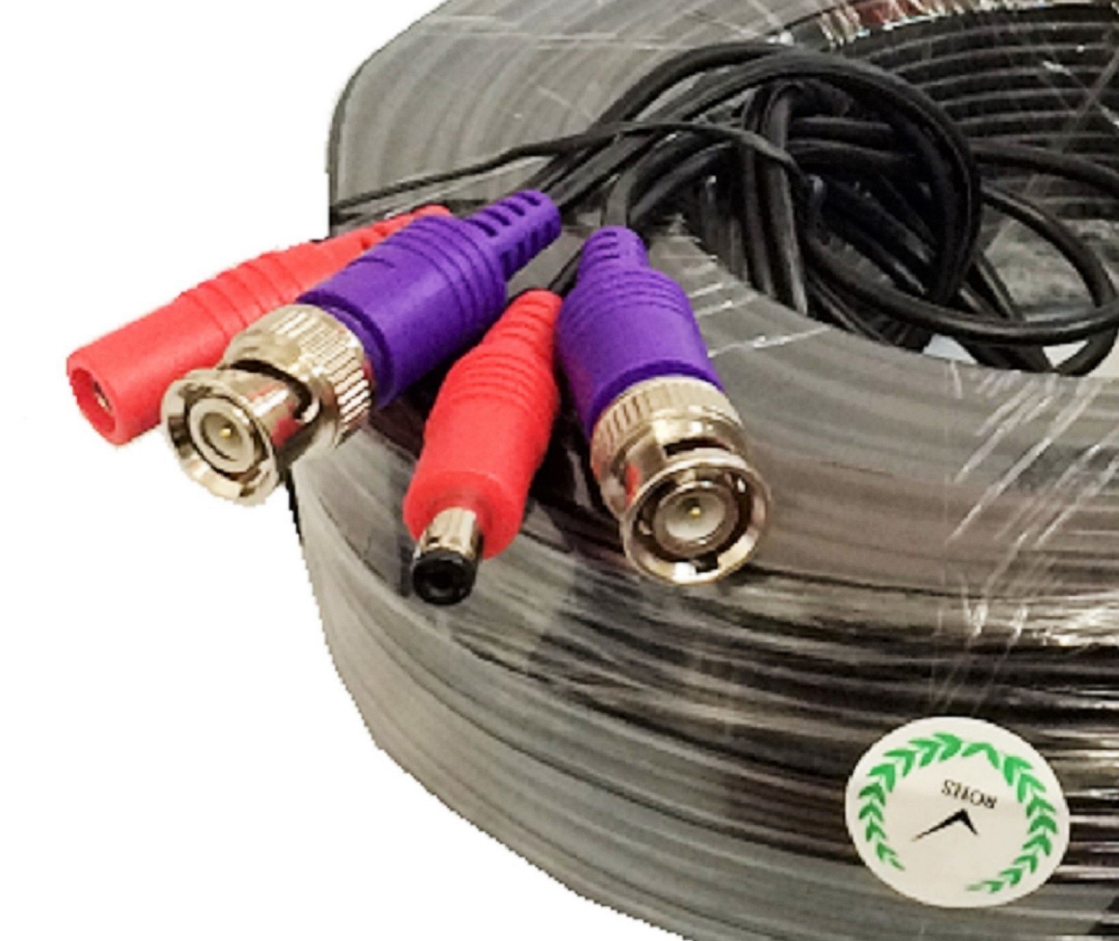 165 Feet 4K 8MP BNC Video Power Extension Cables Cord for All CCTV ...