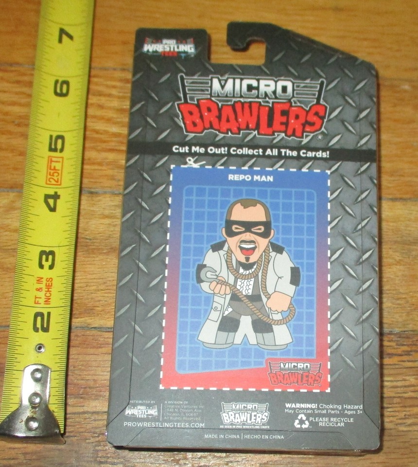 Repo Man Micro Brawler Wrestling Figure Chase 1 of 250 WWF WWE Barry ...