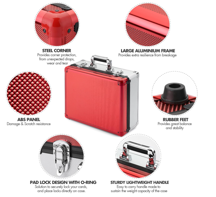 Toploader Storage Box,Sports Card Storage Case,Top Loader Card Storage ...