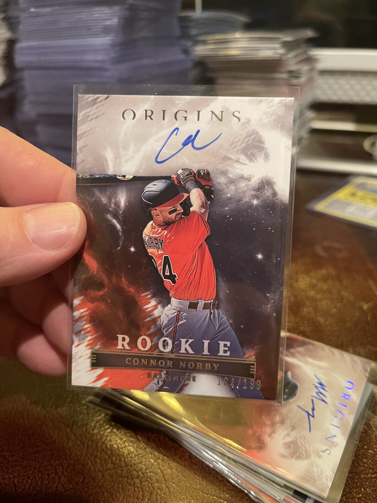 2023 Panini Chronicles - Origins Rookie Signatures #OPS-CN Connor Norby ...