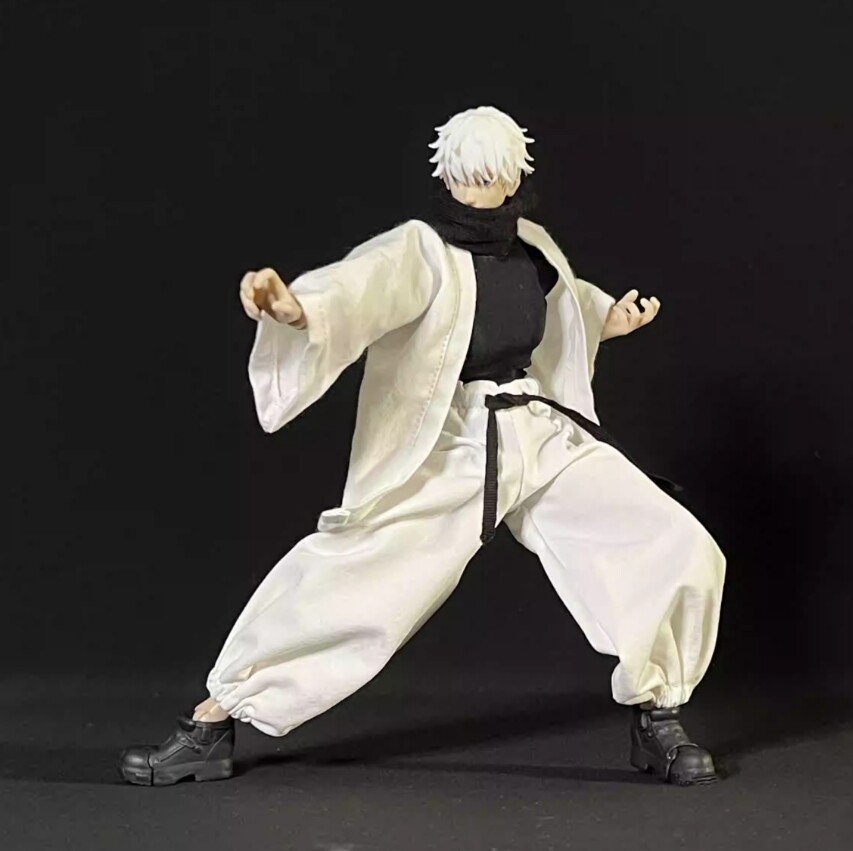 Jujutsu Kaisen Gojo Satoru 1/12 Cloth Gown Kimono for 6" Romankey NO ...