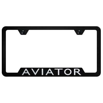 Lincoln Aviator Laser Etched Logo Cut-Out License Plate Frame | eBay
