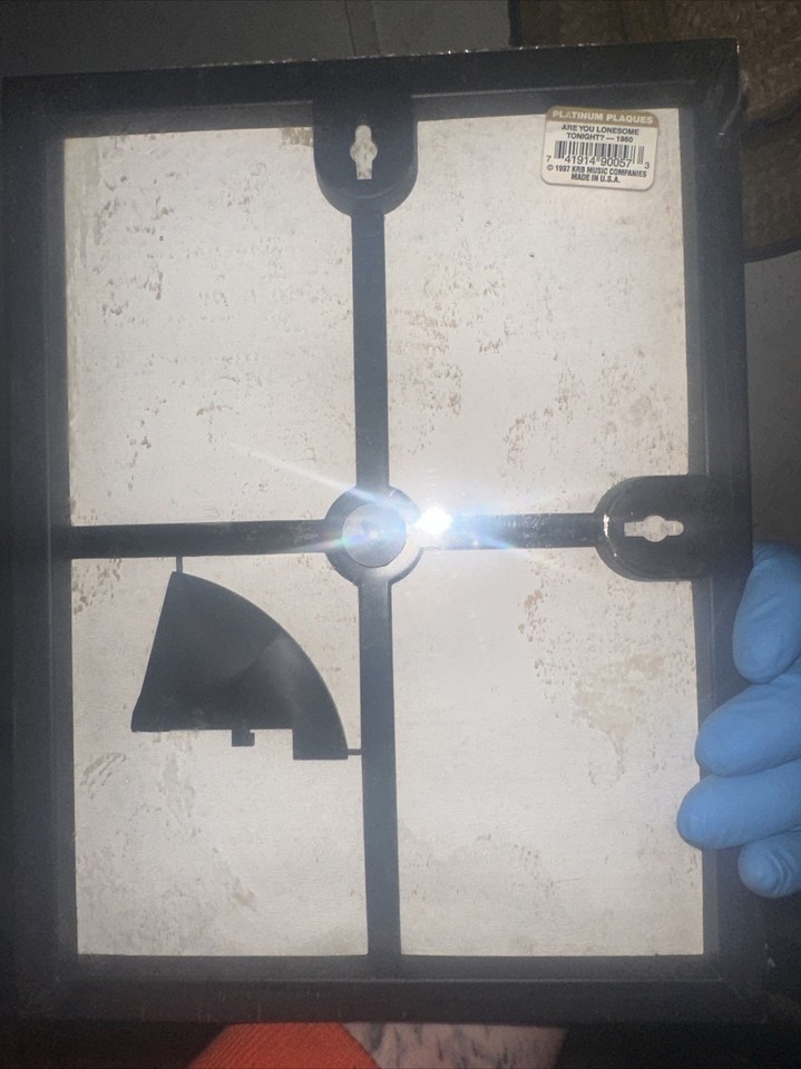 Elvis RIAA Certified Platinum Record Plaque "Are You Lonesome Tonight ...