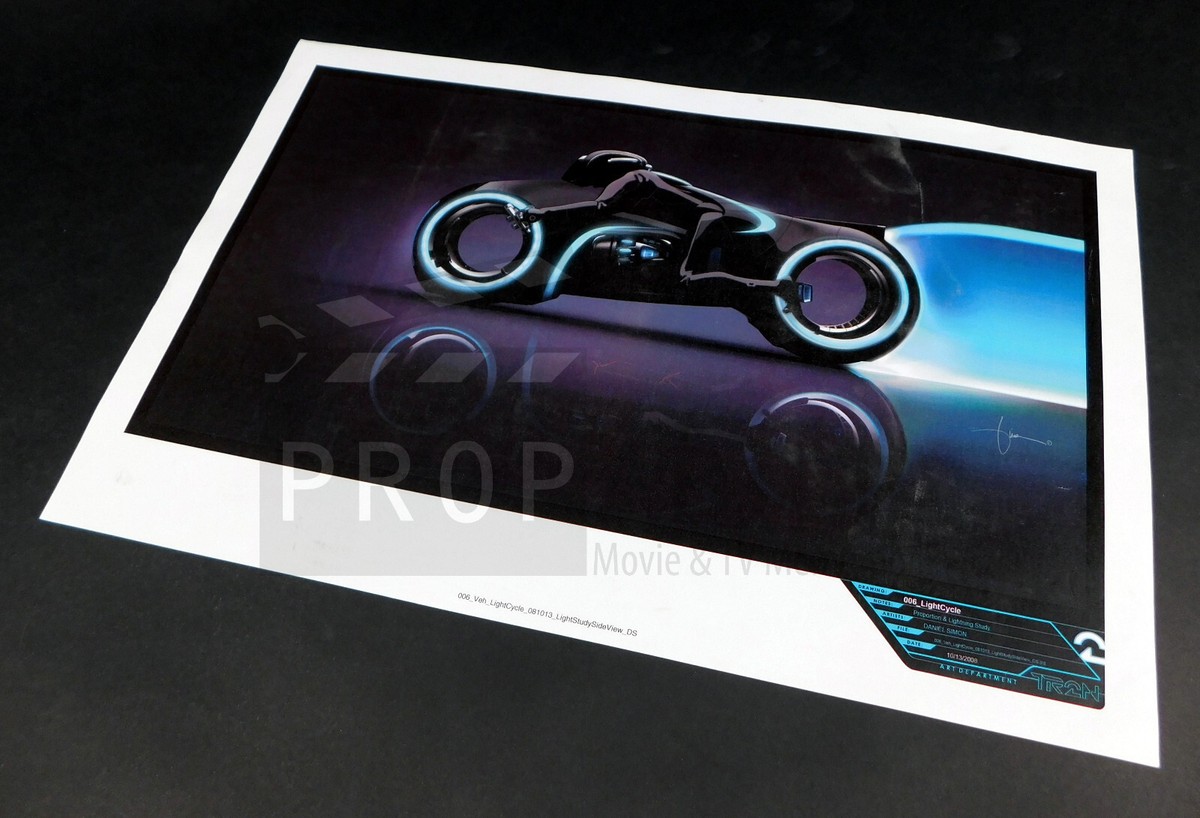 Tron Light Cycle Side View