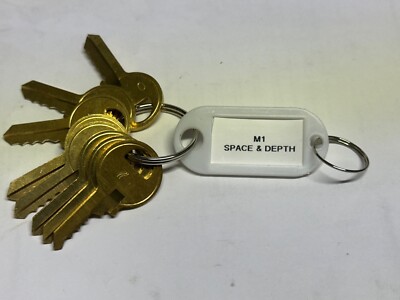 Master Padlock M1, Space and Depth Keys | eBay