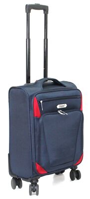 55cm 4 Wheel Cabin Trolley Case Hand Luggage Suitcase EasyJet Holdall ...