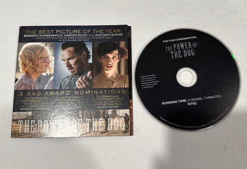 THE POWER OF THE DOG FYC DVD Netflix Benedict Cumberbatch Kirsten Dunst ...