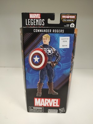 Hasbro Marvel Legends Commander Rogers Captain America 6" Action Figure ...