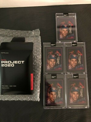 TOPPS PROJECT 2020 - #74 TED WILLIAMS - EFDOT - IN HAND WITH BOX - FREE ...