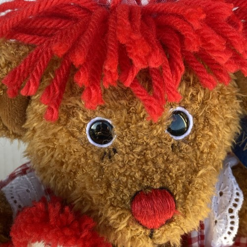 Vintage Dakin Signature Collection Raggedy Ann Teddy Bear I Love You No ...