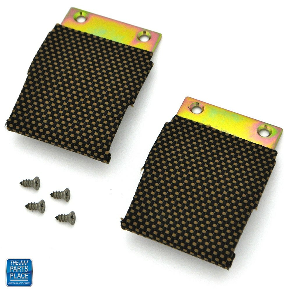 1968-1969 Camaro 1968 Firebird Trans Am Door Window Guide Plates Pair ...