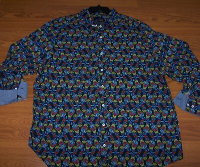 Size 4XT Mens Cremieux Premium Denim Button-Down Long Sleeve Shirt | eBay