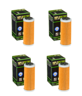 HIFLO HF652 OIL FILTERS PACK OF 4 Fits KTM SXF250 SXF350 SXF450 2016 ...