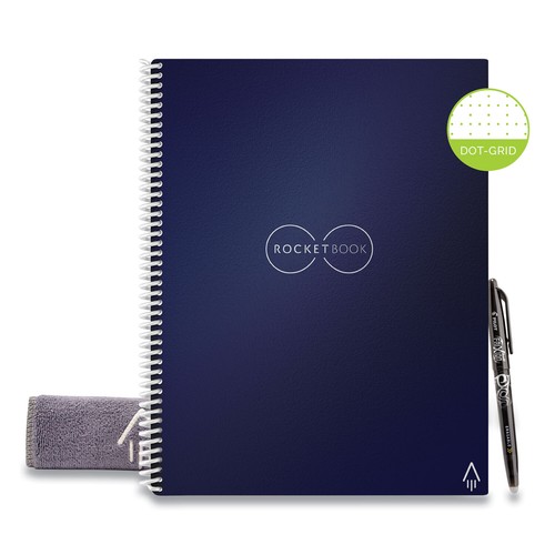 Rocketbook Rocketbook Everlast Smart Reusable Notebook, Dotted Rule ...