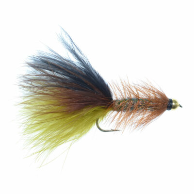 Thin Mint Bead Head Crystal Woolly Bugger Streamer Fishing Fly - Hook ...