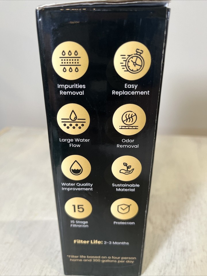 Filtrax Premium 15 Stage Shower Filter Removes Hard Water Chlorine ...