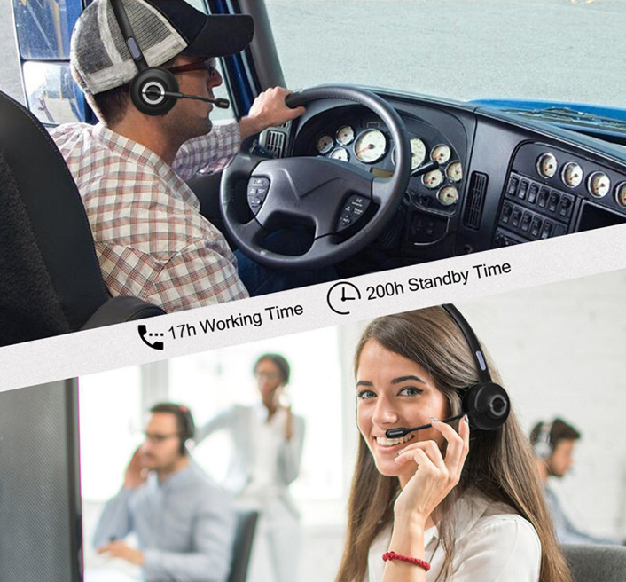 Bluetooth 5.0 Headset w/ Microphone Charger BH-M97 Headphone for ...