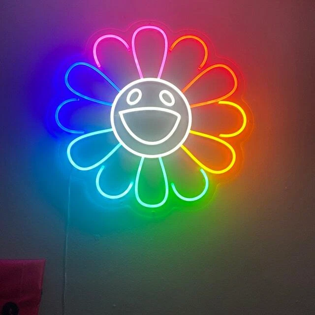 Bright Neon Flowers
